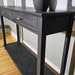 SOLD Refinished Black Entryway/console Table - Etsy