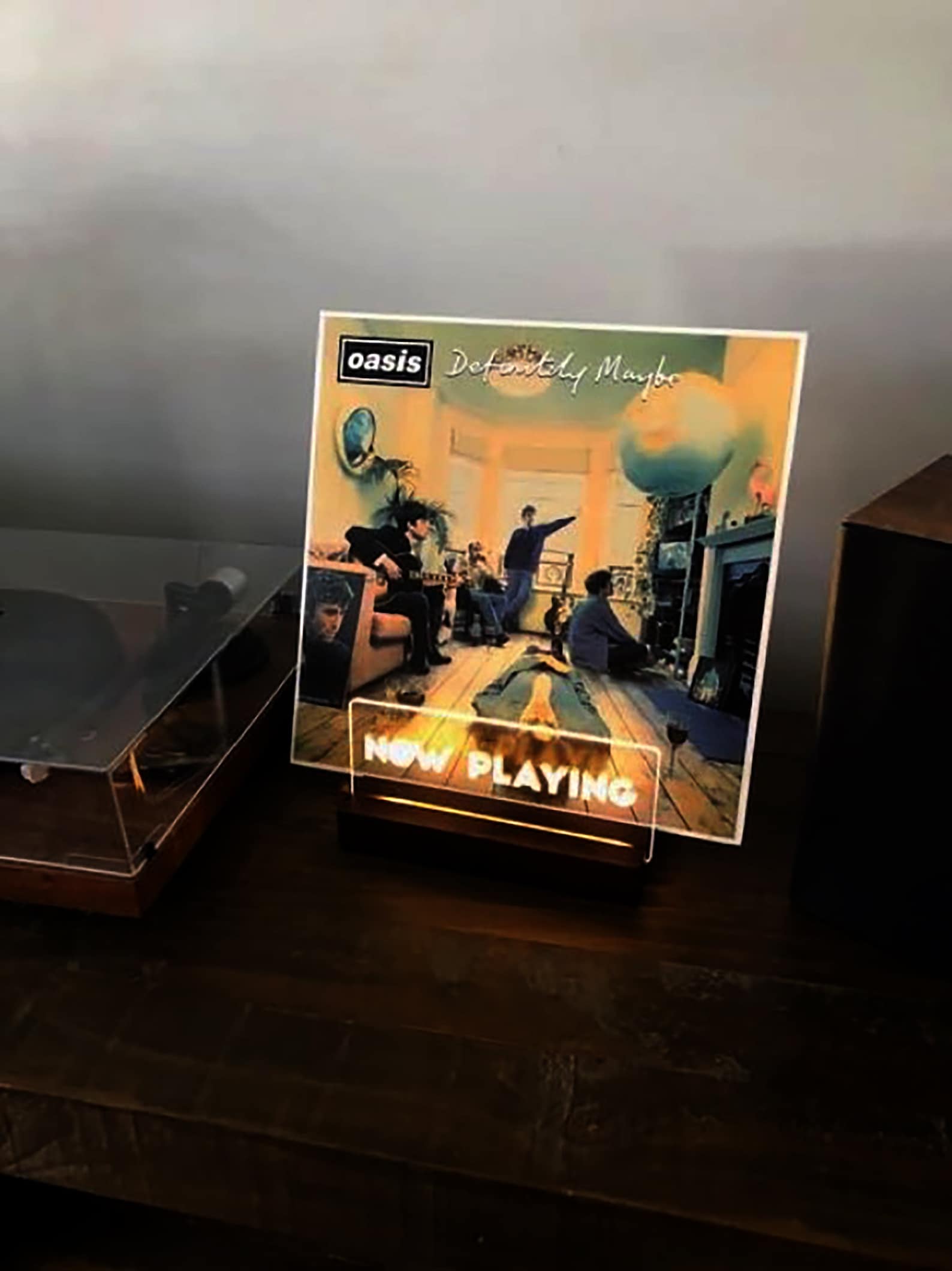 Now Playing Record Holder Stand Gift,now Spinning Vinyl Record Display ...