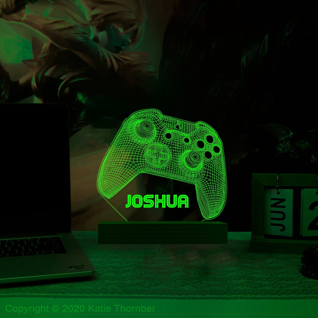 Custom Controller 3D Night Light,personalized Night Light for Boys ...