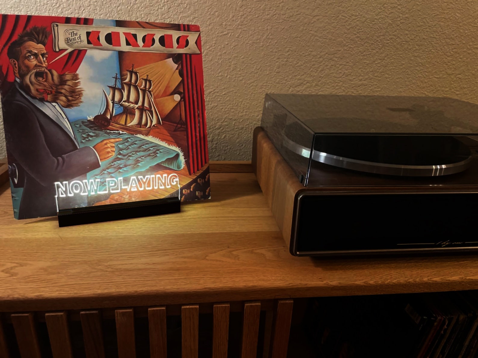 Now Playing Record Holder Stand Gift,now Spinning Vinyl Record Display ...