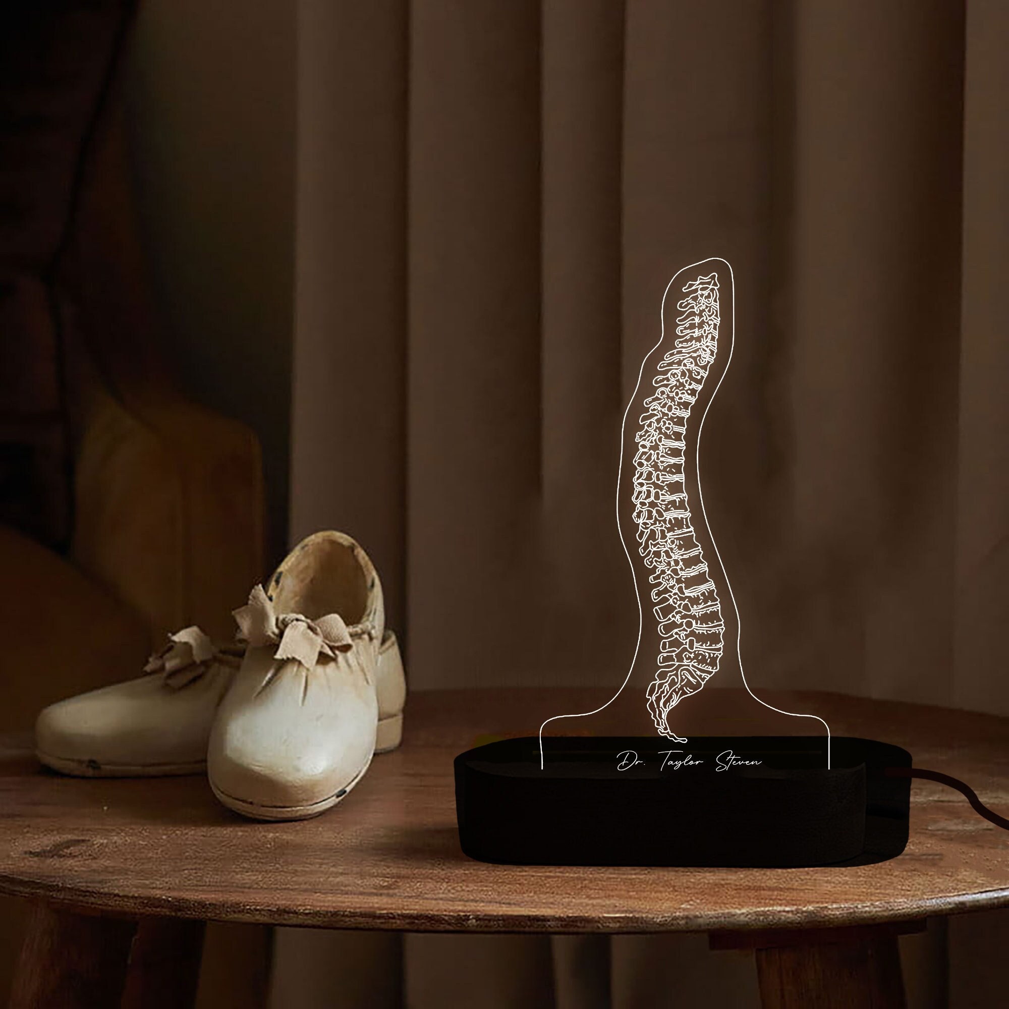 Personalized Spine Surgeonor Night Light,custom Osteopath Medical ...