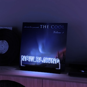 Now Playing Record Holder Stand Gift,now Spinning Vinyl Record Display ...
