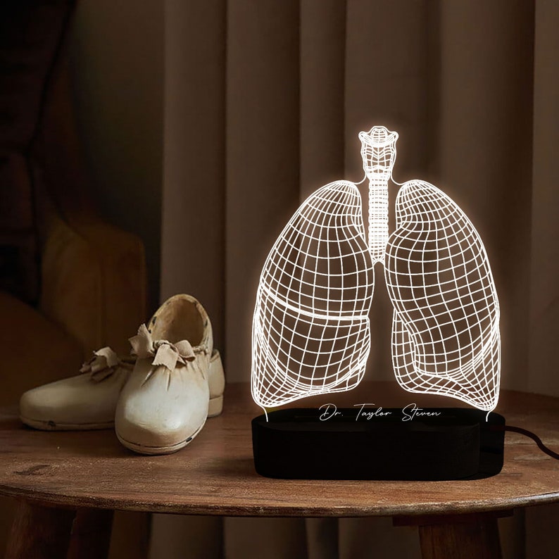 Personalized Lung Pulmonologist Night Light,custom Medical Student ...