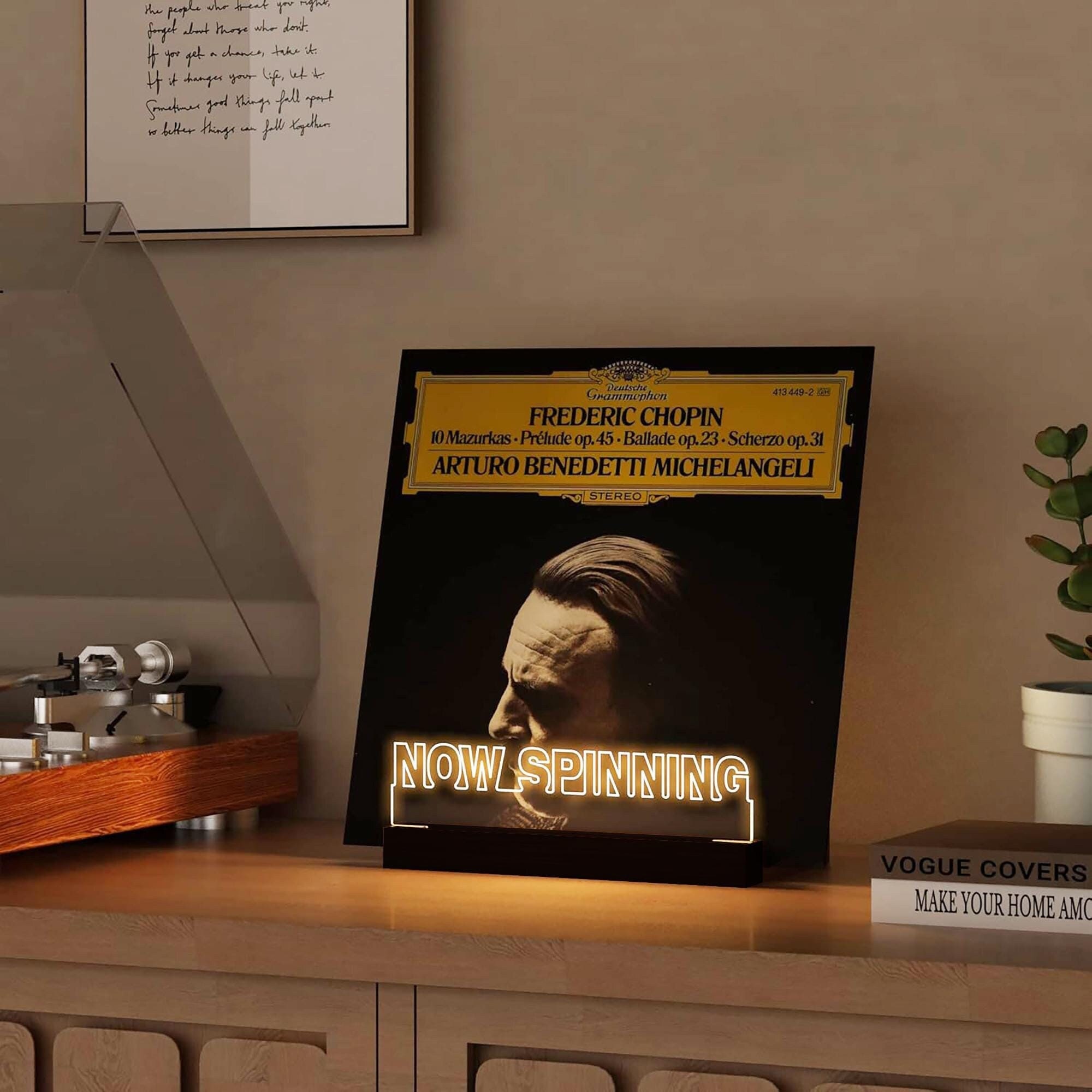 Now Playing Record Holder Stand Gift,now Spinning Vinyl Record Display ...