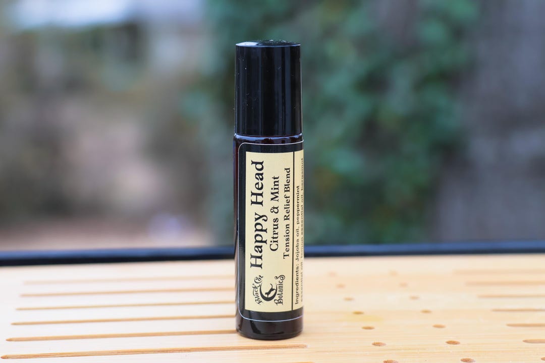 Happy Head | Aromatherapy Roller for Headache + Tension Relief | Citrus ...