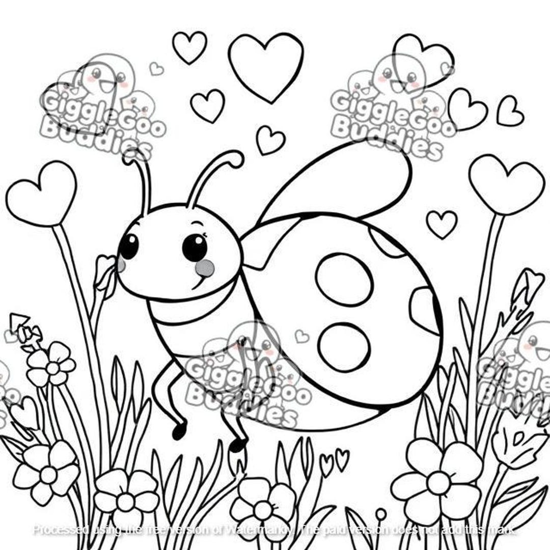 Valentines Day Ladybug - Etsy