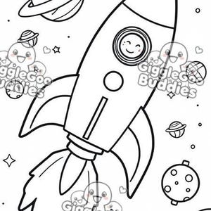 Cosmic Adventures: Fun Space-themed Coloring Pages With Astronauts ...