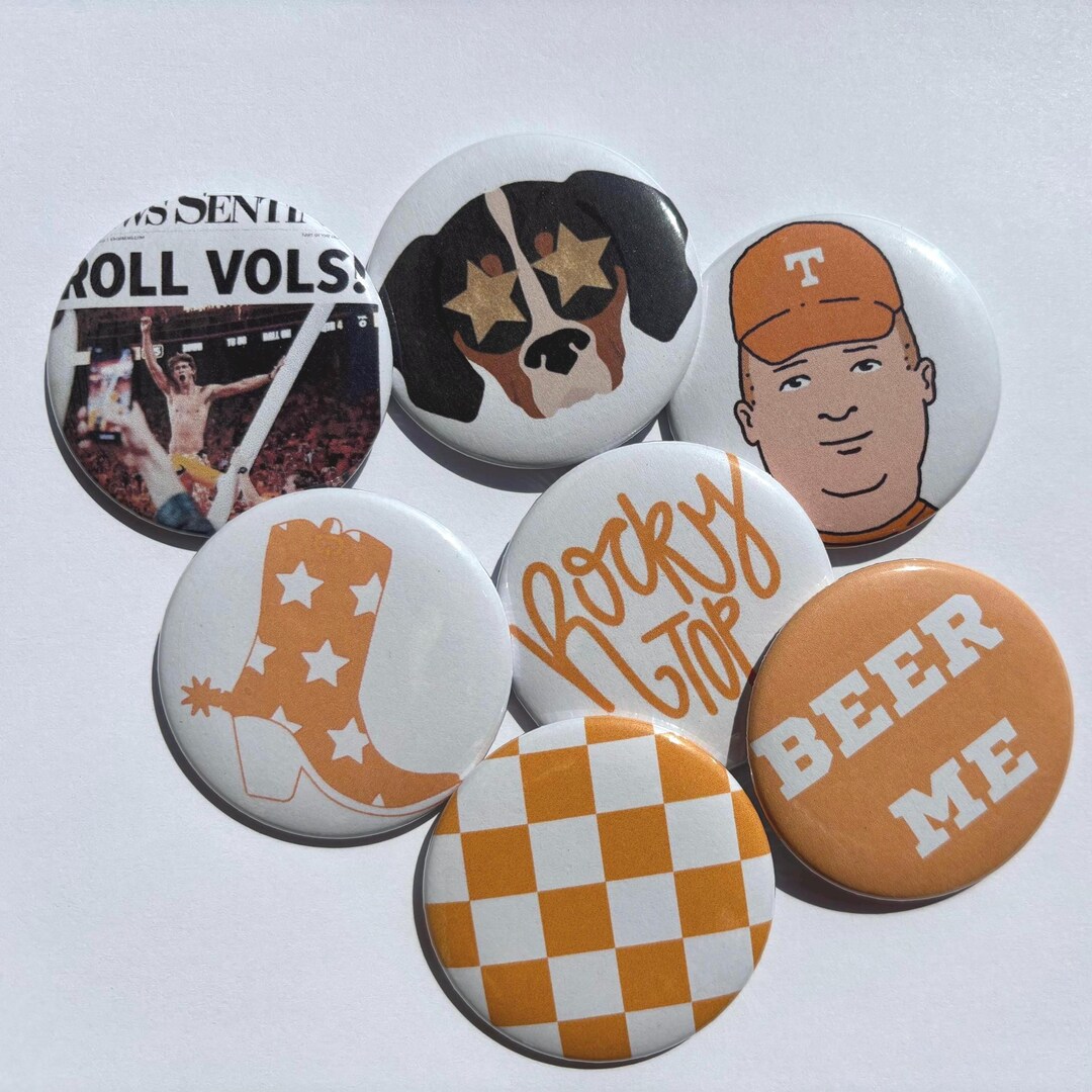 Tennessee Game Day Pins - Etsy