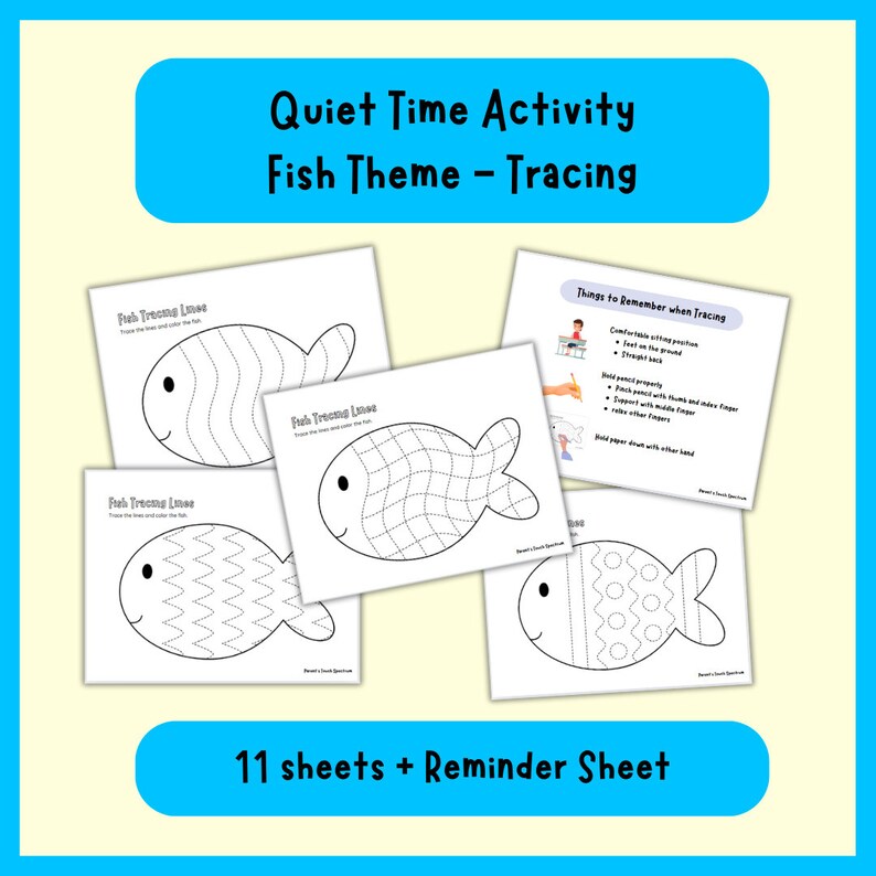 Tracing Lines Activity - Educational Digital Printablepdf for Asd ...