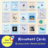 Planets Lacing Cards - Etsy