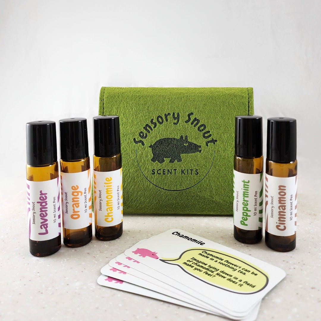 Autism Sensory Toy- Natural Essential Oil Roller-ball Kit - 5 Unique ...