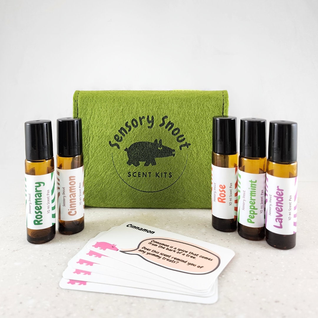 Autism and ADHD Sensory Toy- Essential Oil Roller-ball Kit - 5 Unique ...