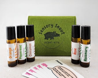Scent Based Sensory Toy Autism/adhd Support Tools 5 Unique Scents for Kids Sensory Snout Scent ...