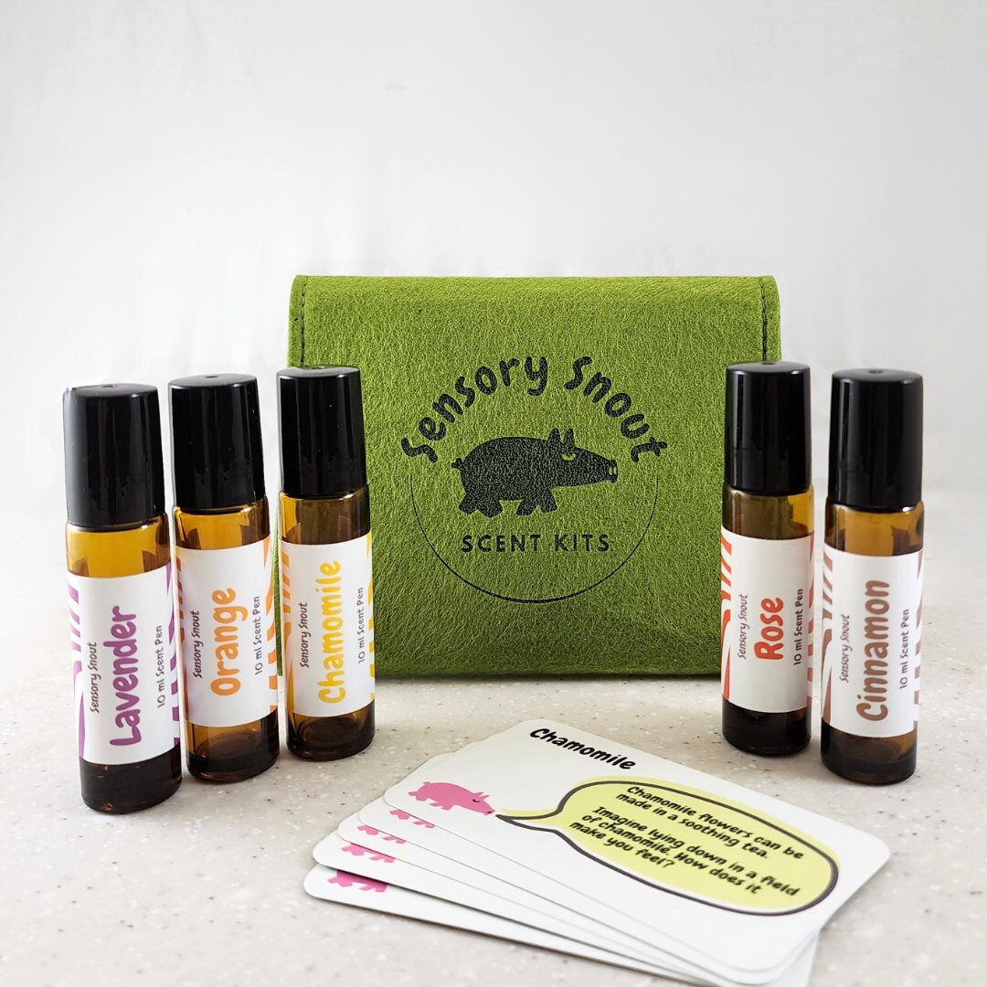 Autism/adhd Sensory Toy- Natural Essential Oil Roller-ball Kit - 5 ...