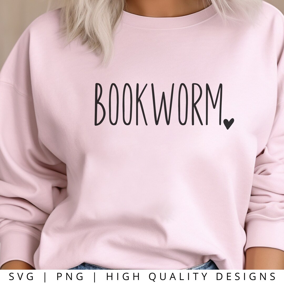 BOOK SVG PNG -bookworm Svg, Fun Mom Svg, Cut File Cricut Svg, Gift for ...