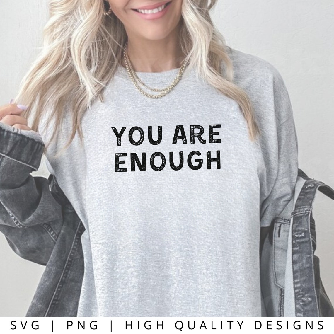 MOTIVATIONAL SVG PNG - You Are Enough Svg, Teacher Svg, Cut File ...