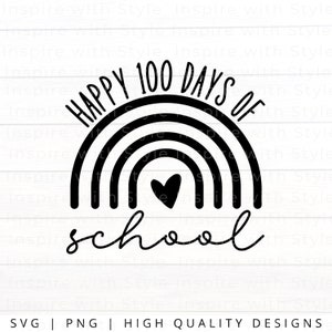 TEACHER SVG PNG -happy 100 Days of School Svg, Fun 100 Days Teacher Svg ...