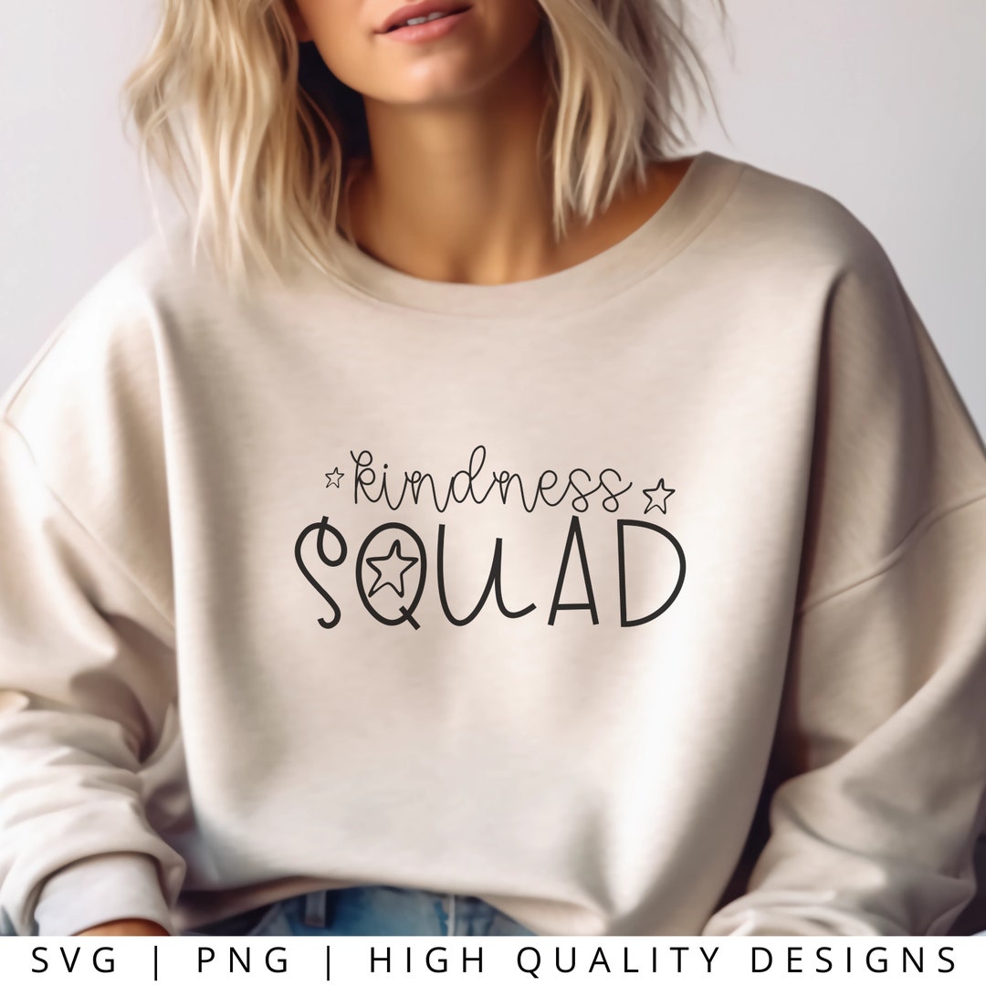TEACHER SVG PNG Kindness Squad Svg, Teacher Svg, Cut File, Cricut Svg ...