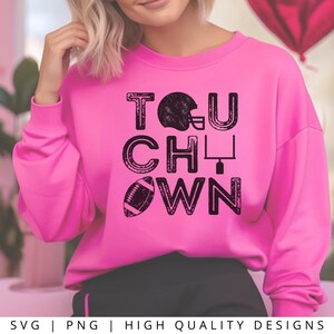 FOOTBALL SVG PNG - Touch Down Svg, Football Svg, Cut File, Cricut Svg ...