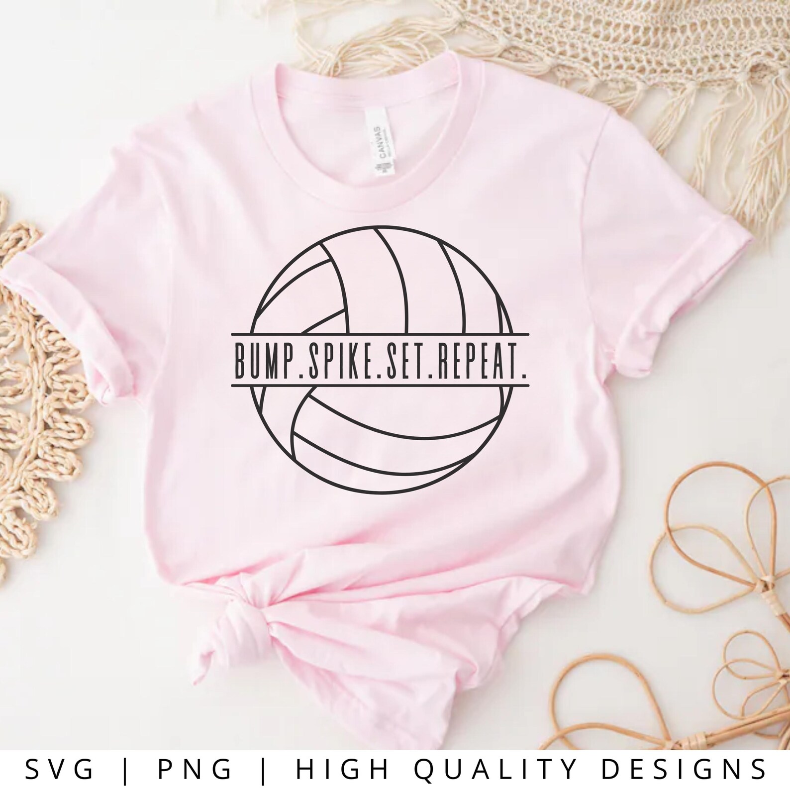 VOLLEYBALL SVG PNG - Bump Spike Set Repeat Svg, Volleyball Svg, Cut ...