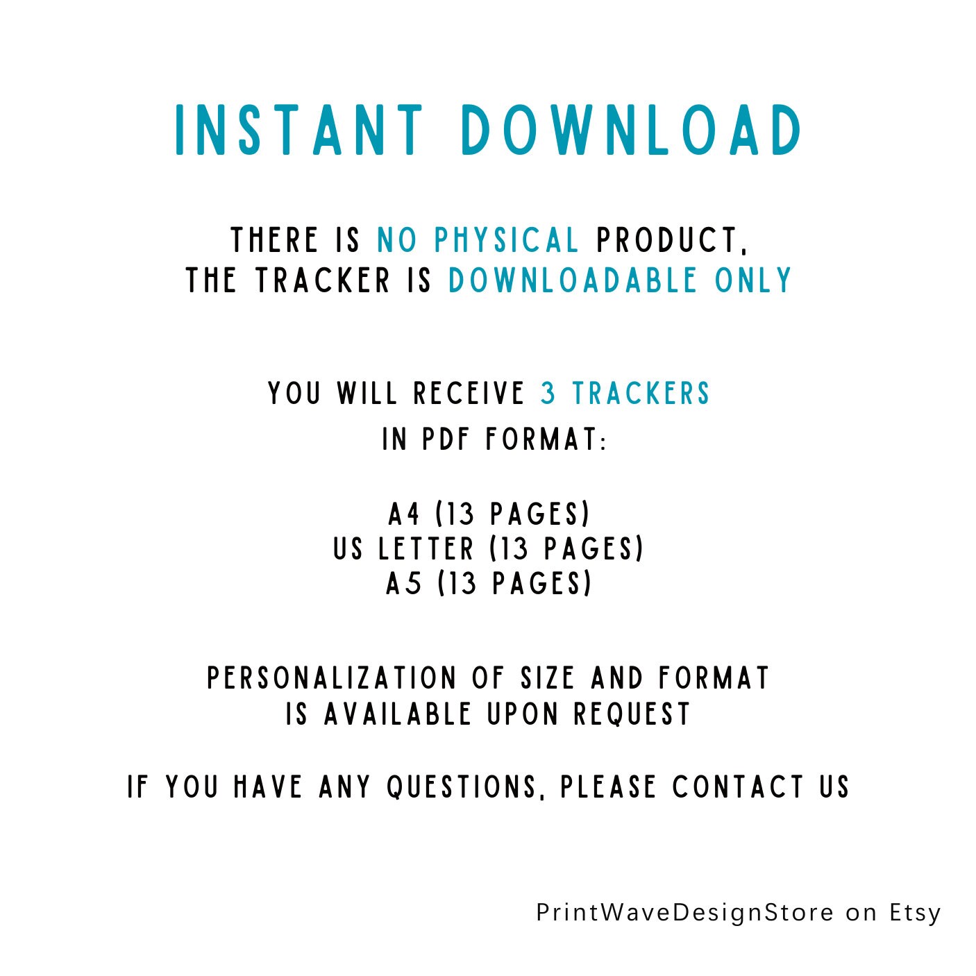 Medication Reminder & Tracker | Printable Log PDF (A4, B5, US Letter ...