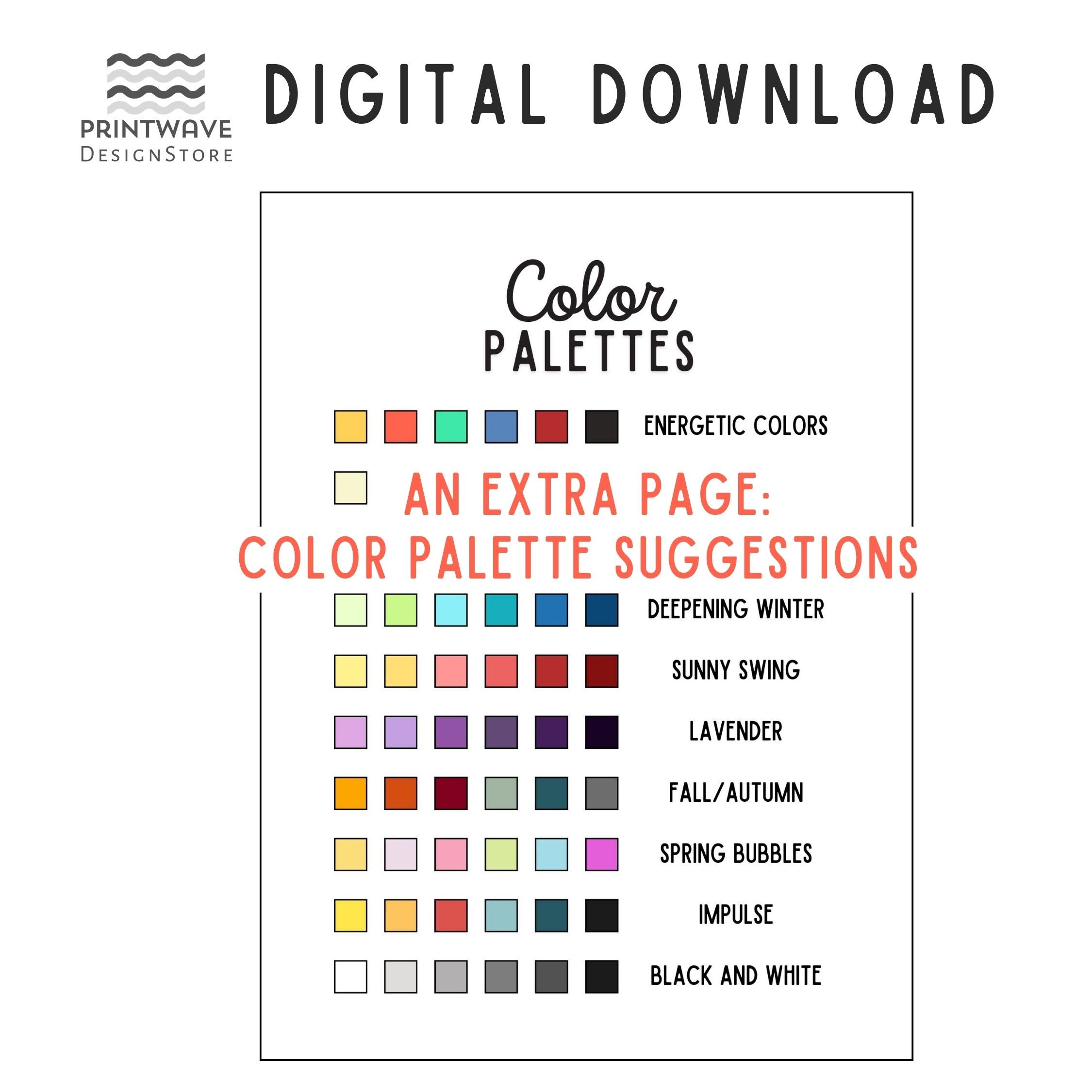 Bird Mood Tracker / Monthly Mood Tracker With Bird Pattern / PDF ...