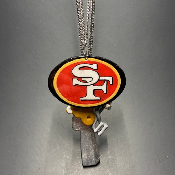 San Francisco 49ers Keychain - Etsy