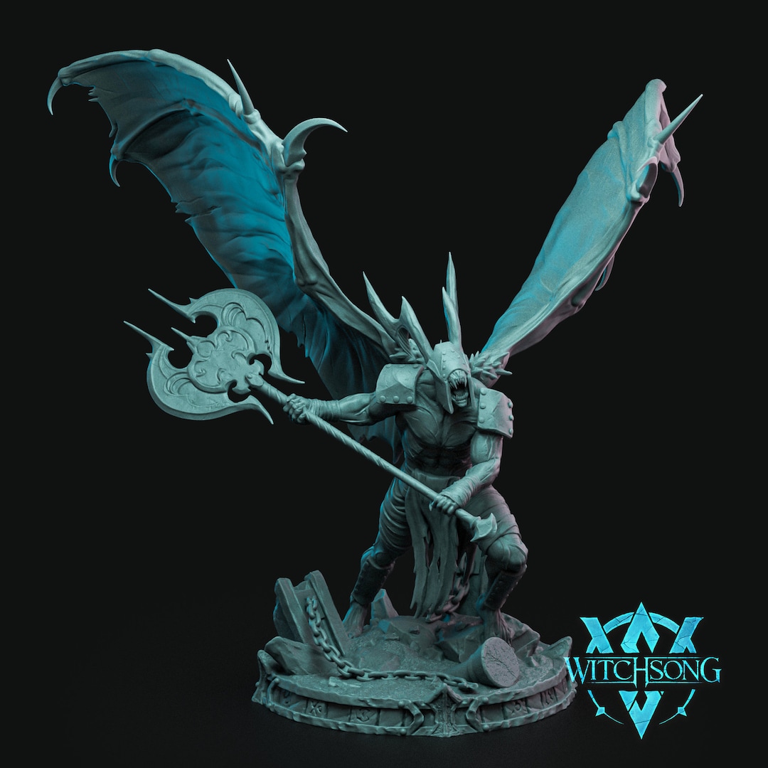 Lieutenant Bellath | Witchsong Miniatures | Hellforged Warband | 12k ...