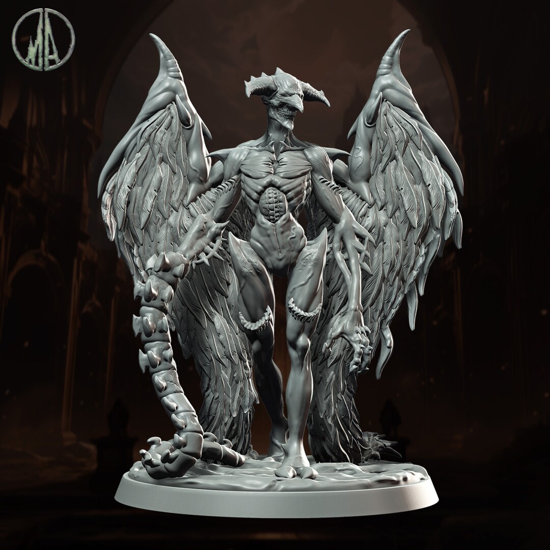 Aamon | Monolith Arts | Creatures of the Underworld - Etsy