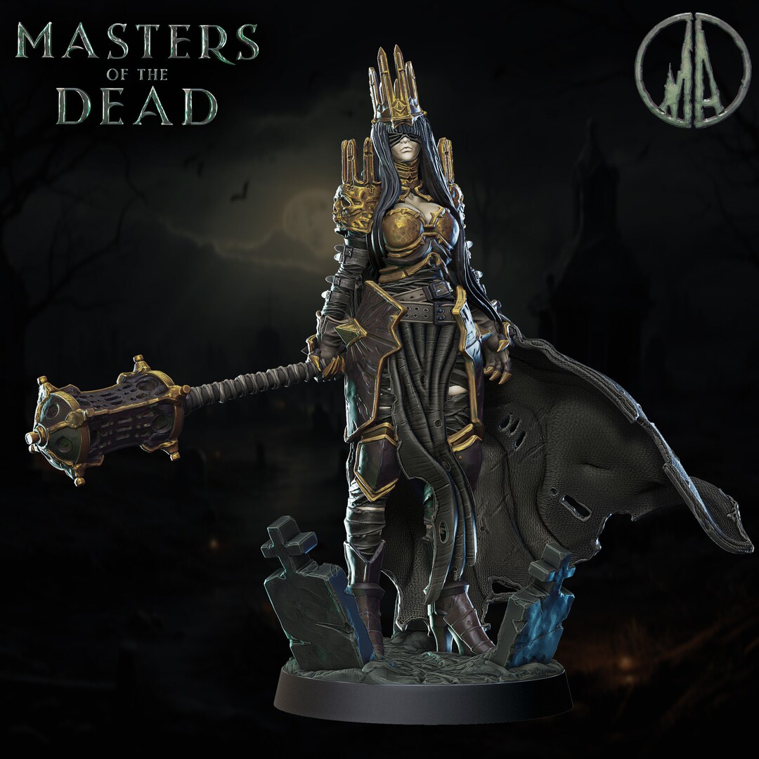 Dark Sorceress | Monolith Arts | Masters of the Dead - Etsy