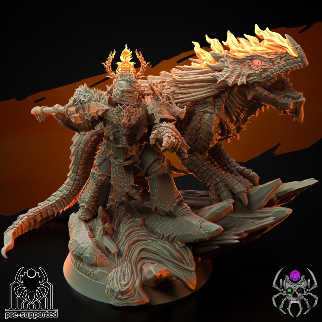 Flame Lizards Relic Keeper (buildkit) | Eightlegsminiatures | 12k Print ...