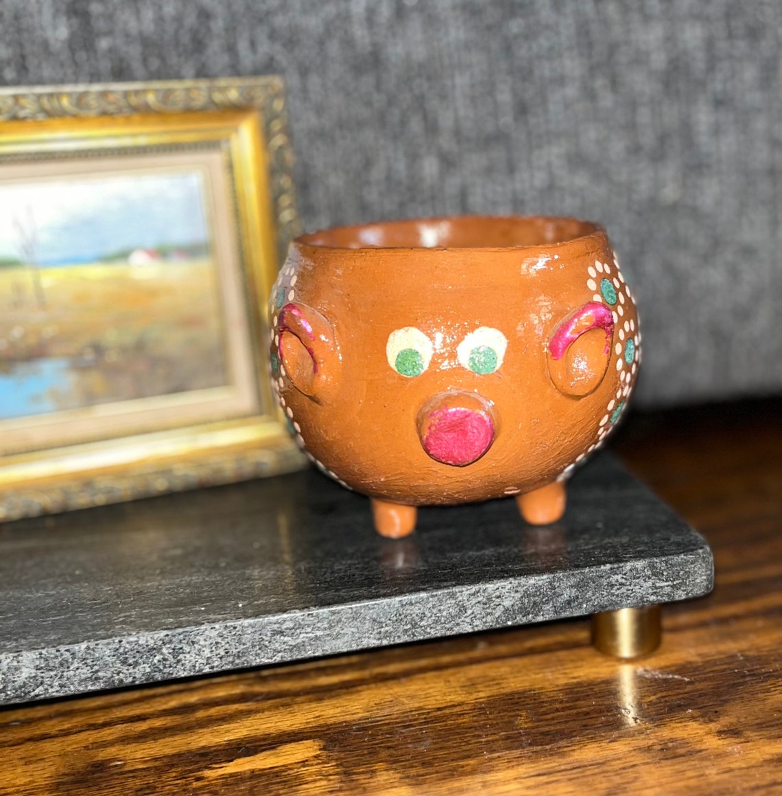 Mexican Barro Bowls / Planter Pots - Etsy