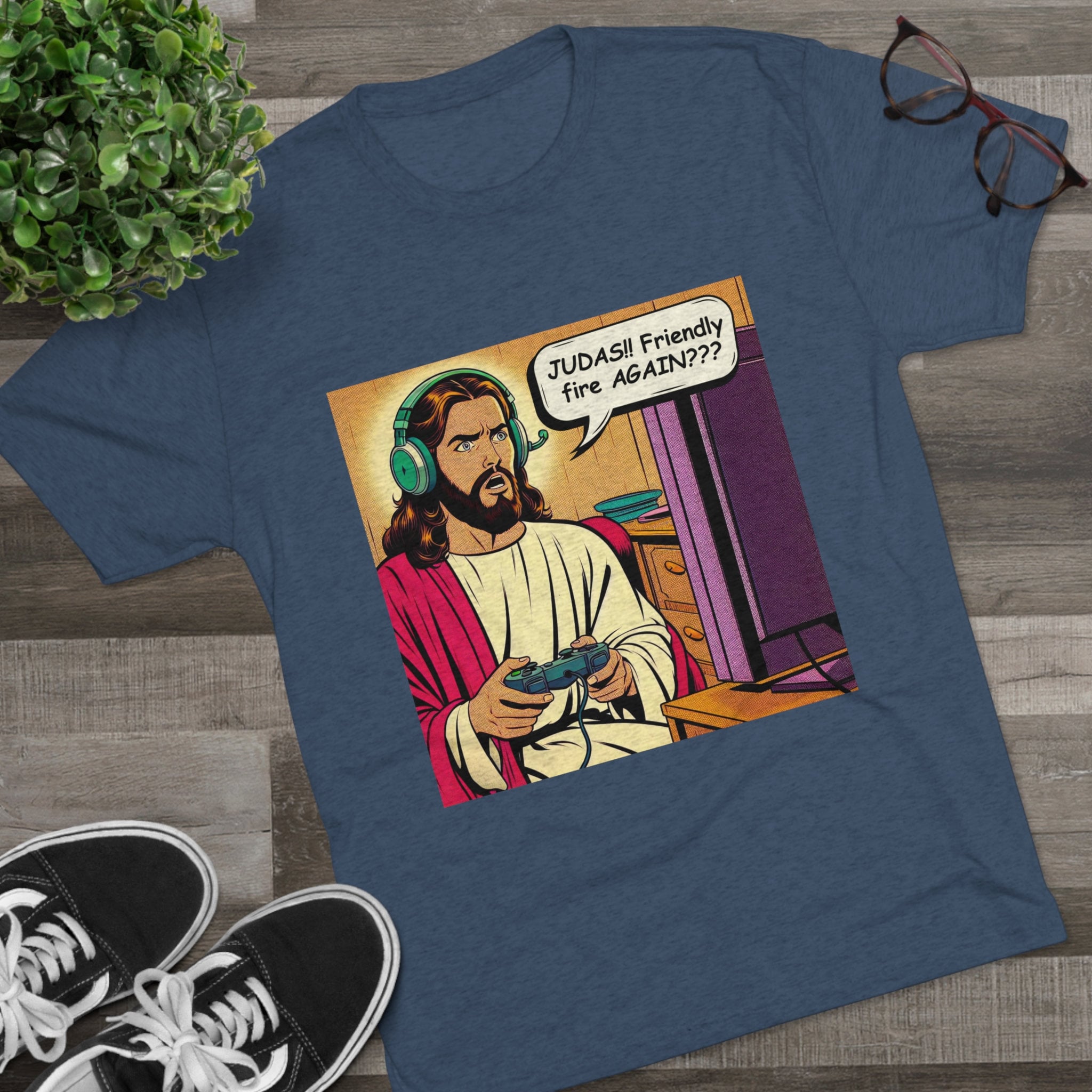 Funny Jesus Meme T-shirt Video Game Meme Friendly Fire Funny Call of ...