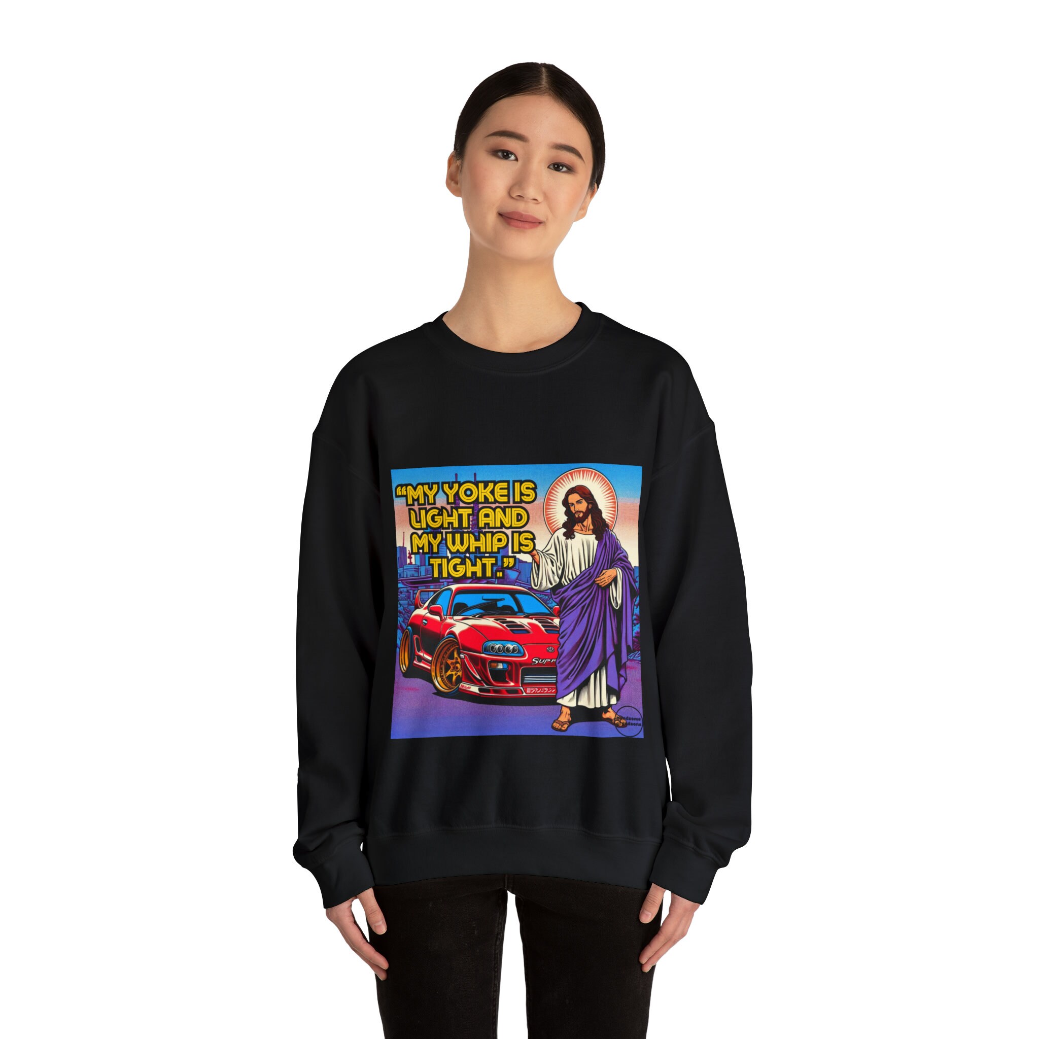 Funny Jesus Meme Sweatshirt My Yoke is Light - Etsy