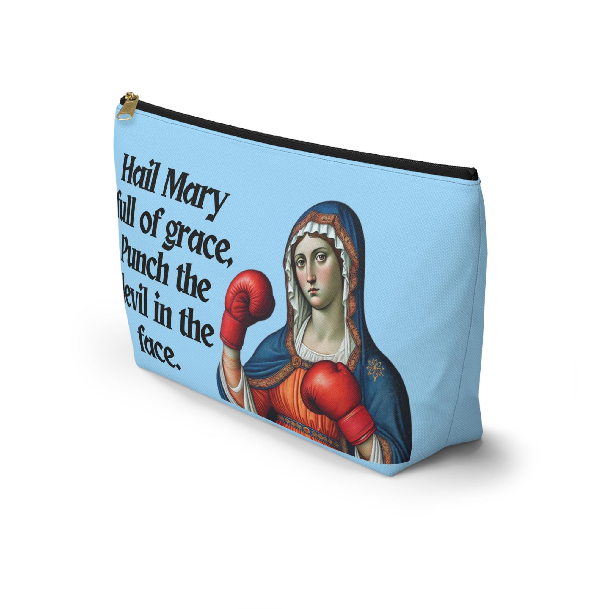 Hail Mary Punch the Devil in the Face Rosary Chapel Veil Bag Catholic ...