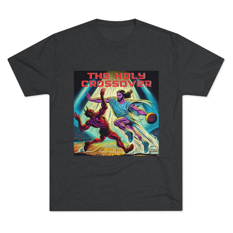 Jesus Funny Meme Basketball Christian Shirt NBA Dunk Crossover Holy ...