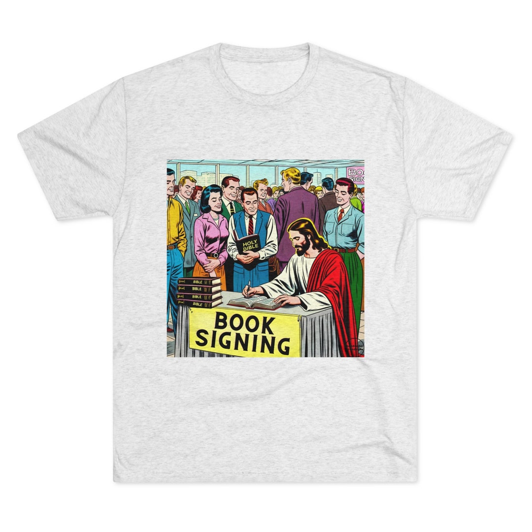 Funny Jesus Meme T-shirt the Holy Bible Signing Meme - Etsy