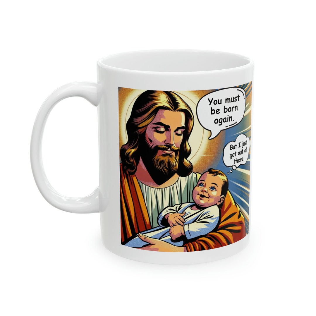 Funny Church Baby Shower Gift Mug Infant Dedication Baptism Christening ...