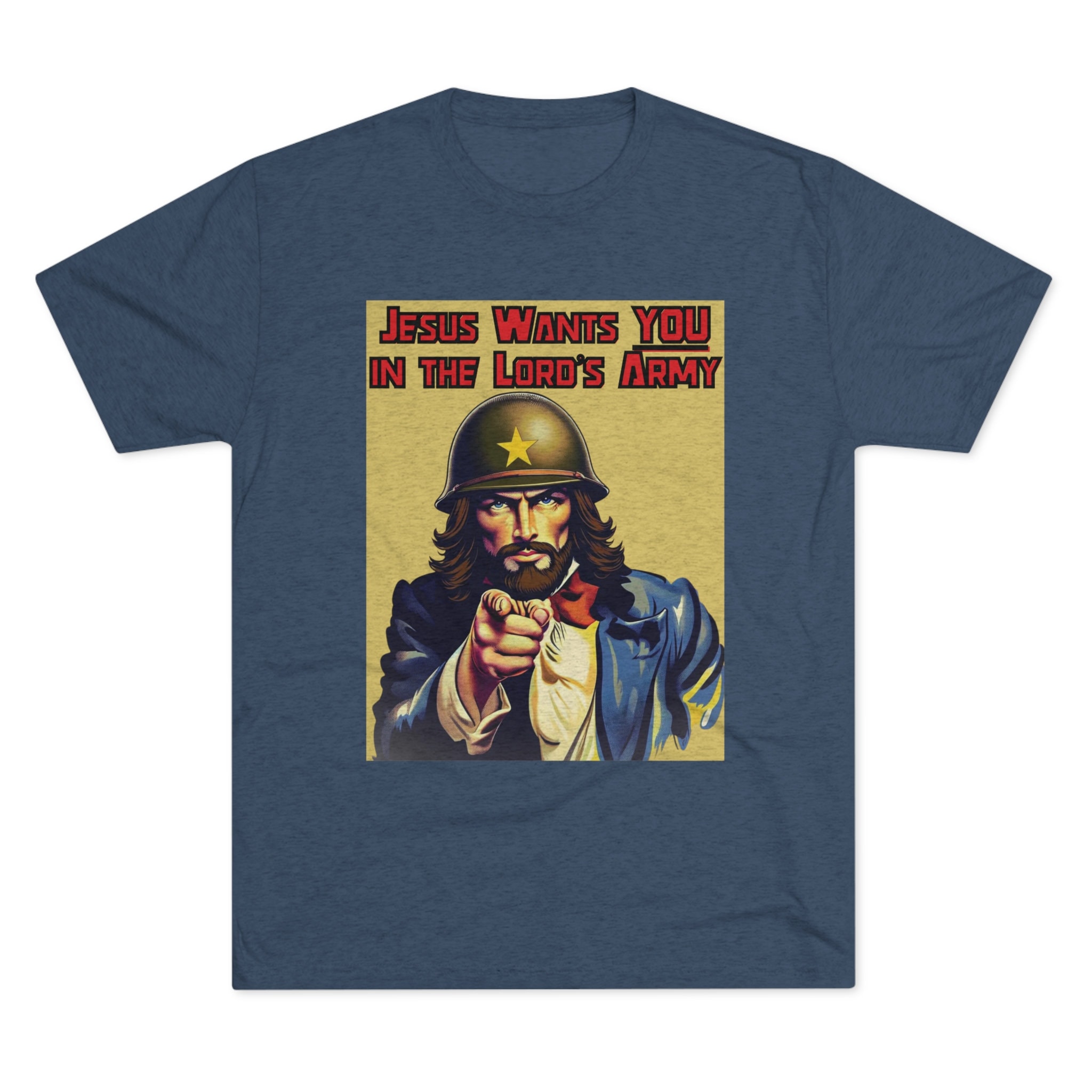Jesus Wants You T-shirt Lord's Army Retro Uncle Sam Shirt Funny ...