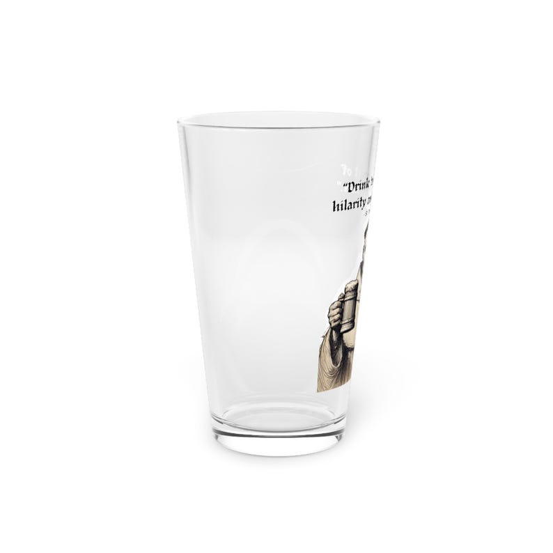 St. Thomas Aquinas Mug Drink to the Point of Halarity Beer Glass ...