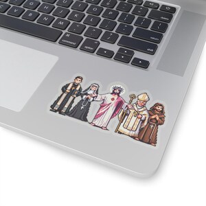 Catholic Church Sticker Monk Nun Jesusrosary Priest Gift Holy Order ...