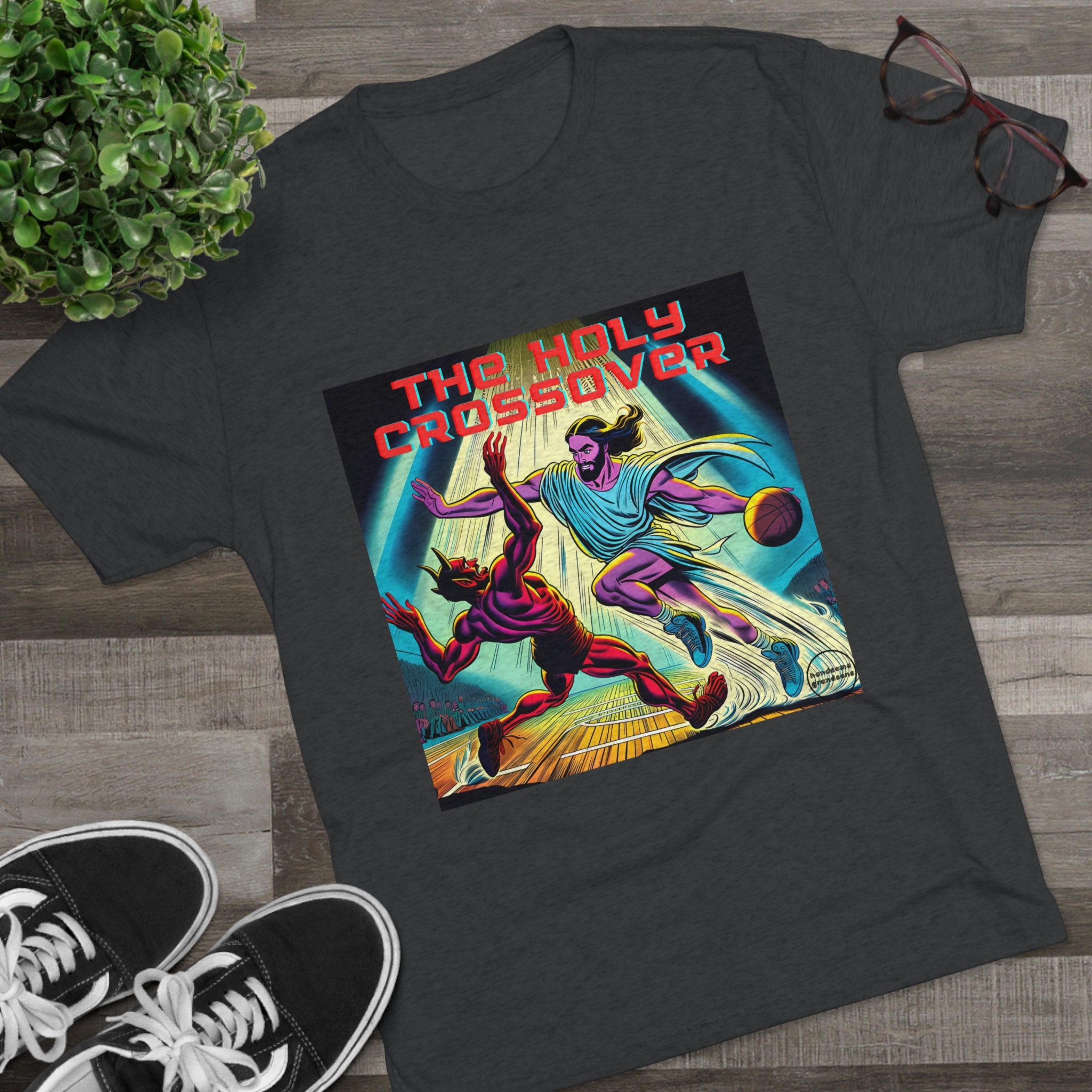 Jesus Funny Meme Basketball Christian Shirt NBA Dunk Crossover Holy ...