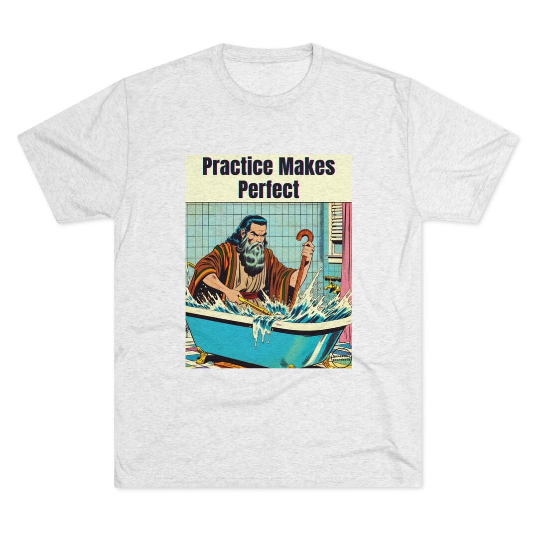 Moses Parting the Bath Water Meme T-shirt - Etsy