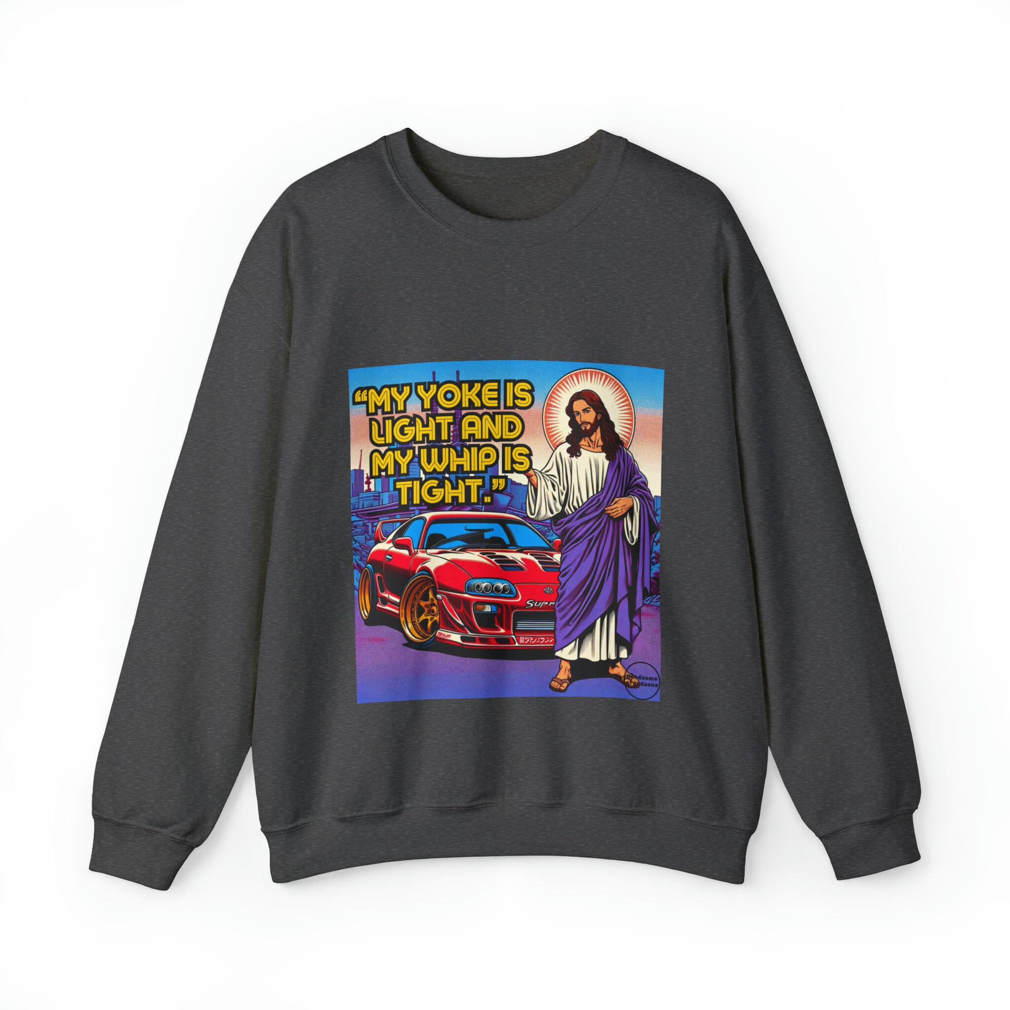 Funny Jesus Meme Sweatshirt My Yoke is Light - Etsy