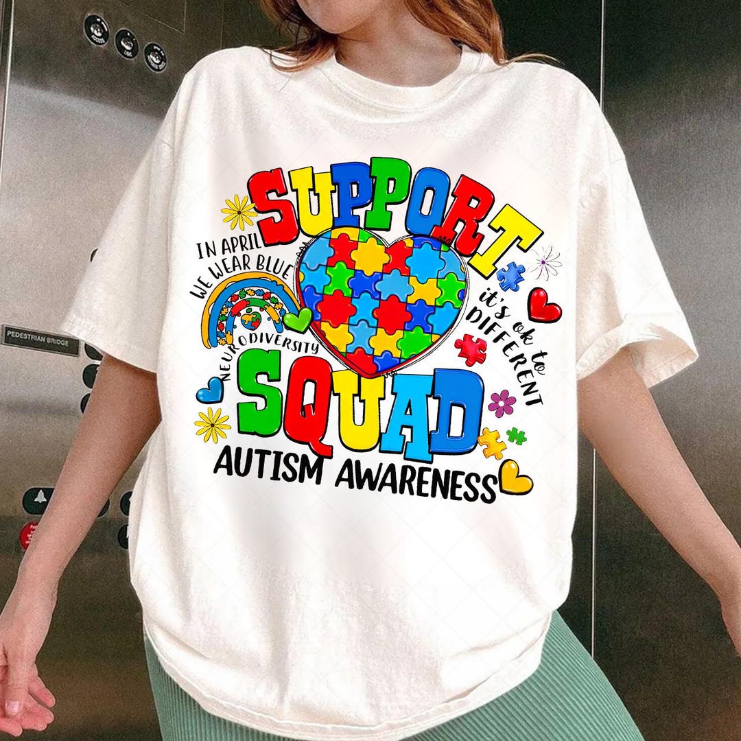 Autism Support Squad Png, Autism Awareness Png, Autism Teacher Png ...