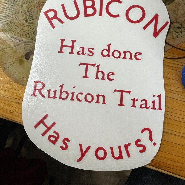 Rubicon - Etsy