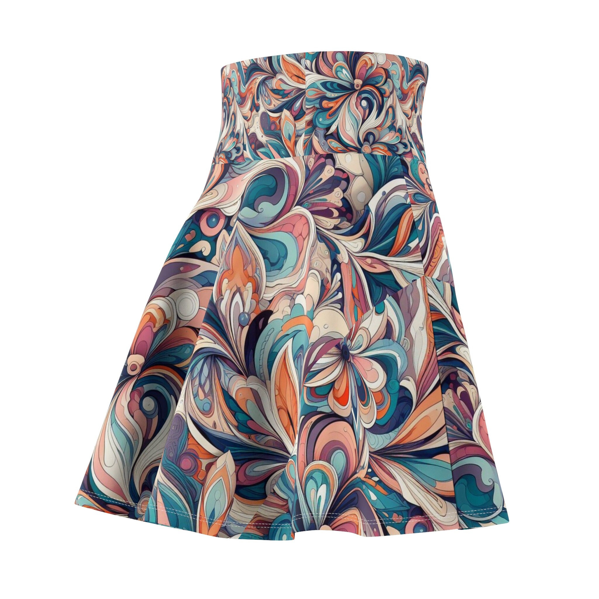 Floral Colors, Purple Weist Band, Multicolored Pattern, Stylish and ...