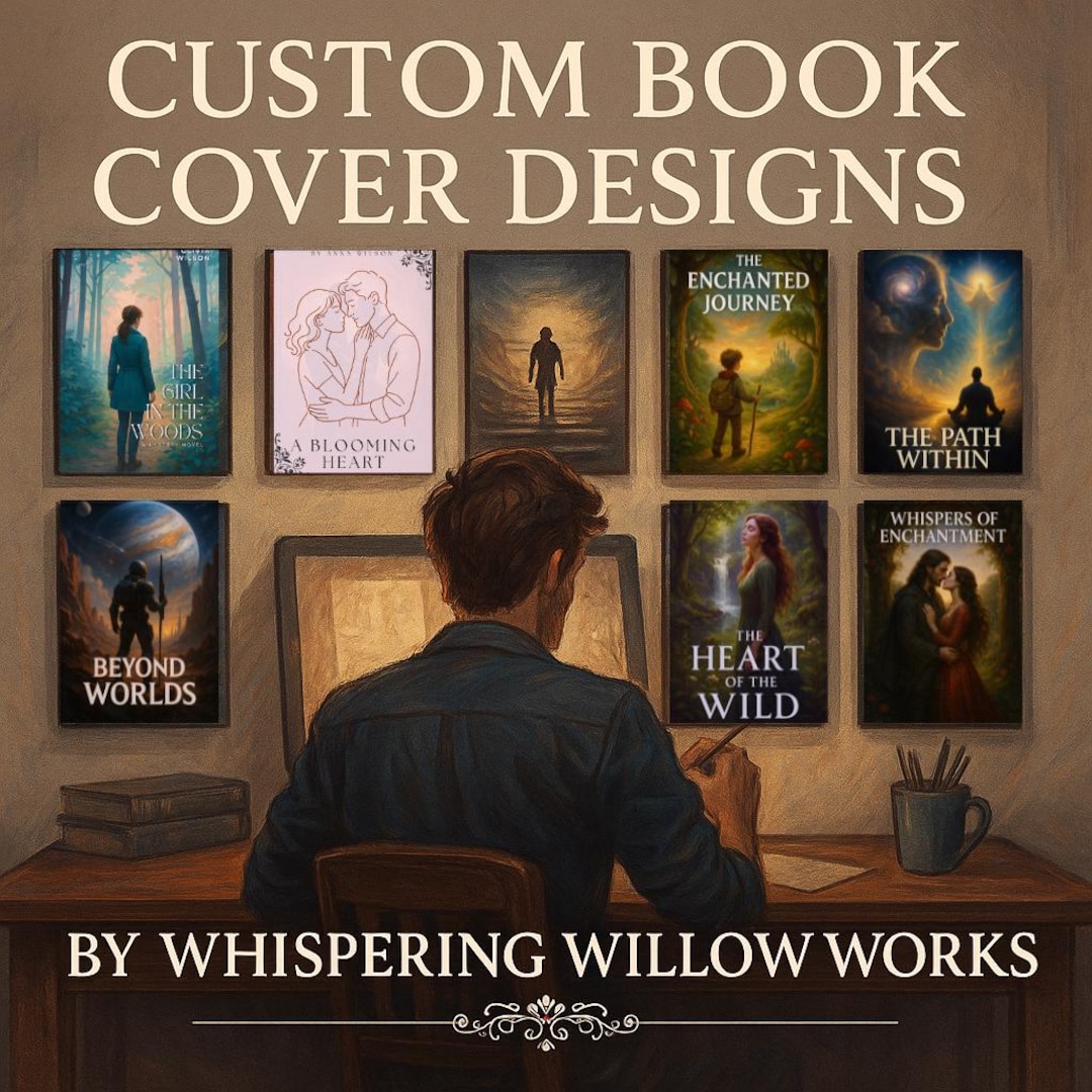 Custom Book Cover Designs Digital Art Commission, Commercial Use Covers ...