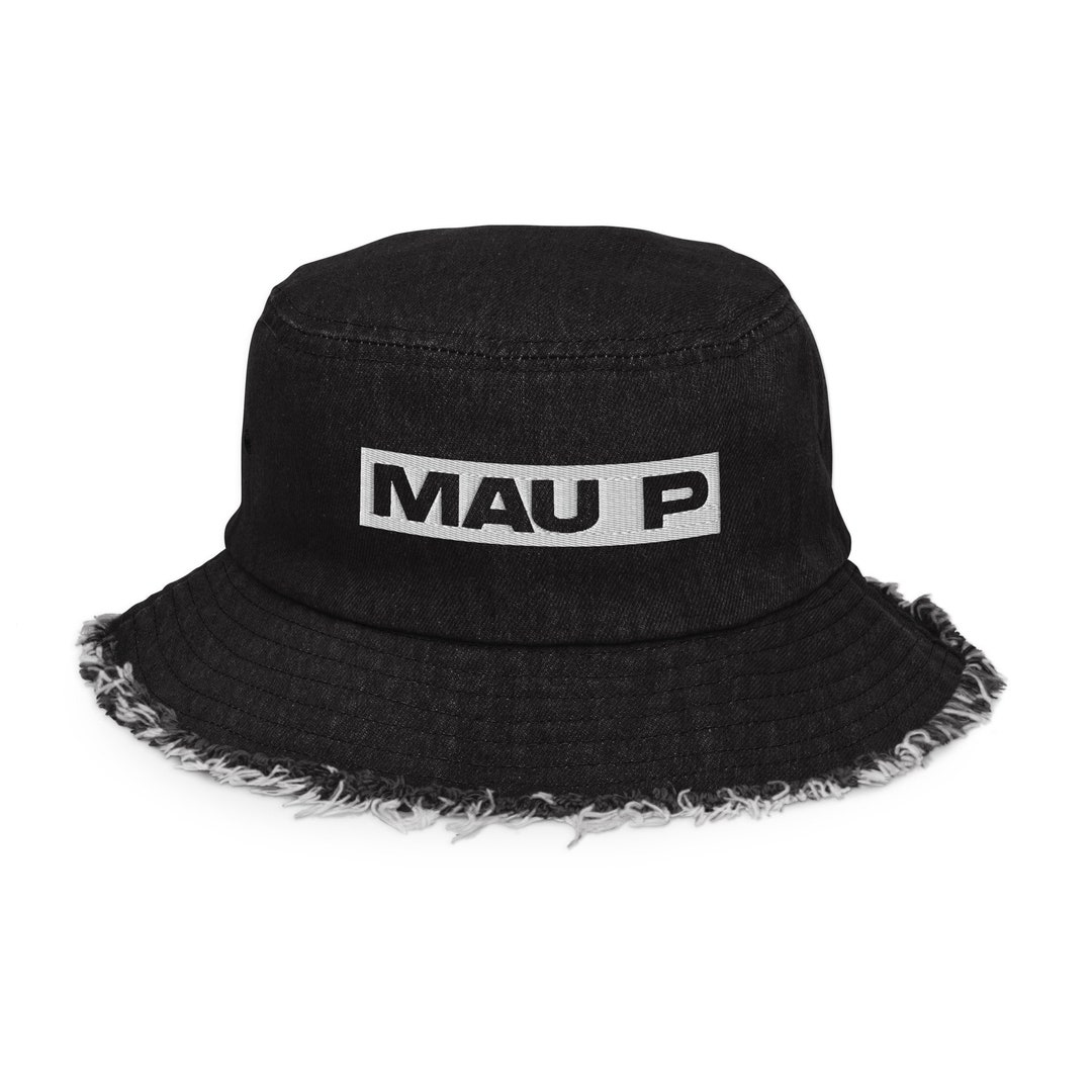 Mau P Denim Bucket Hat / Mau P Hat / Mau P Merch / House Music Bucket ...