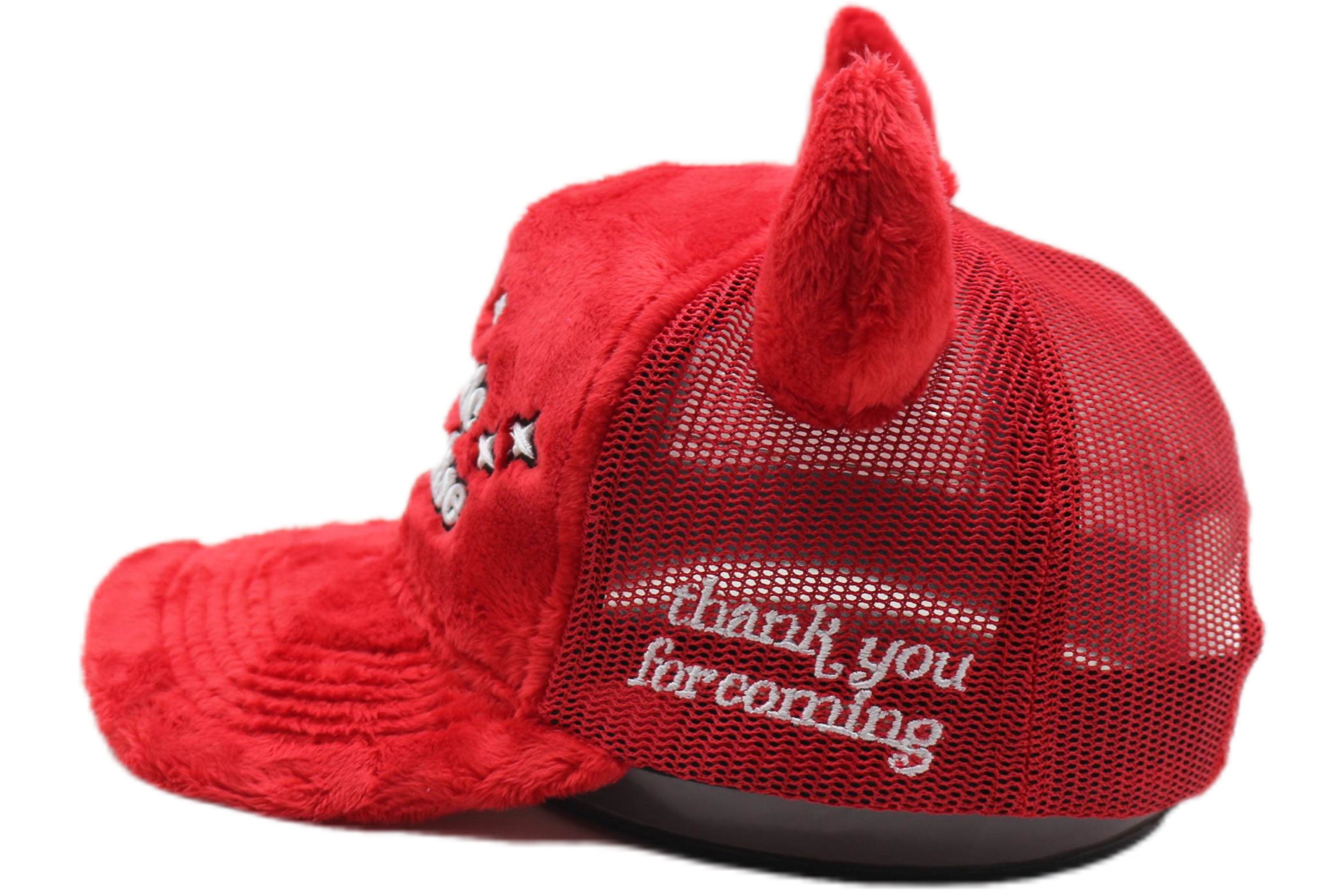 Electric Paradise Horned Trucker Hat (red) / EDM Trucker Hat / Unisex ...